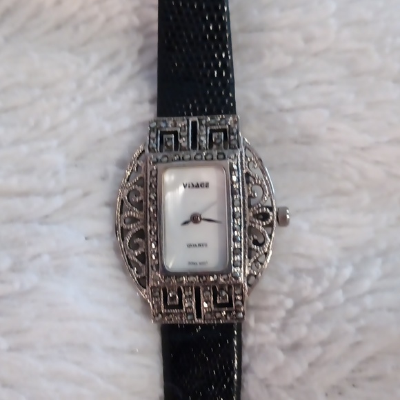 Visage | Accessories | Vintage Visage Watch With Marcasite Stones ...